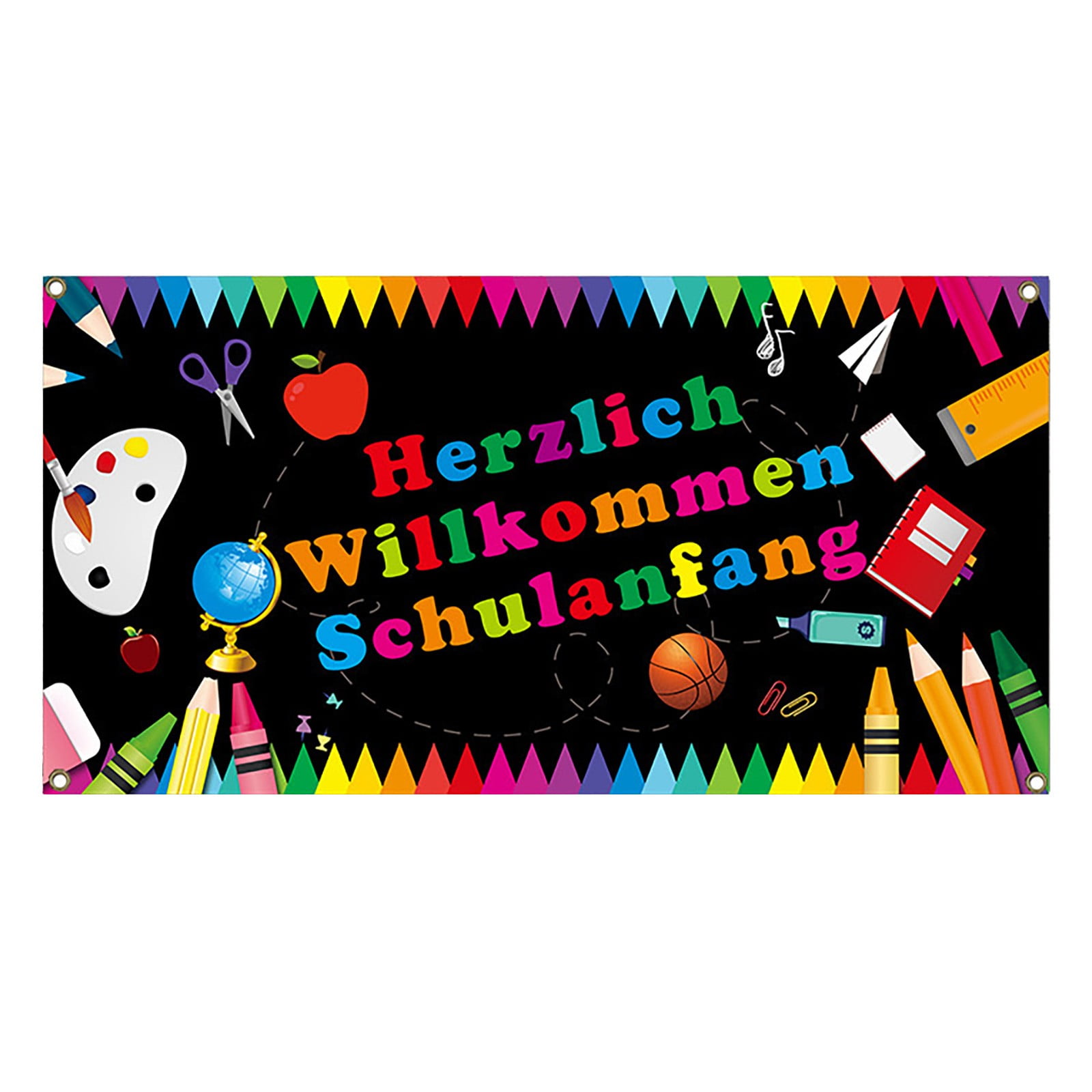 Ionze Kitchen Accessories Welcome Back To School Banner First Day Of