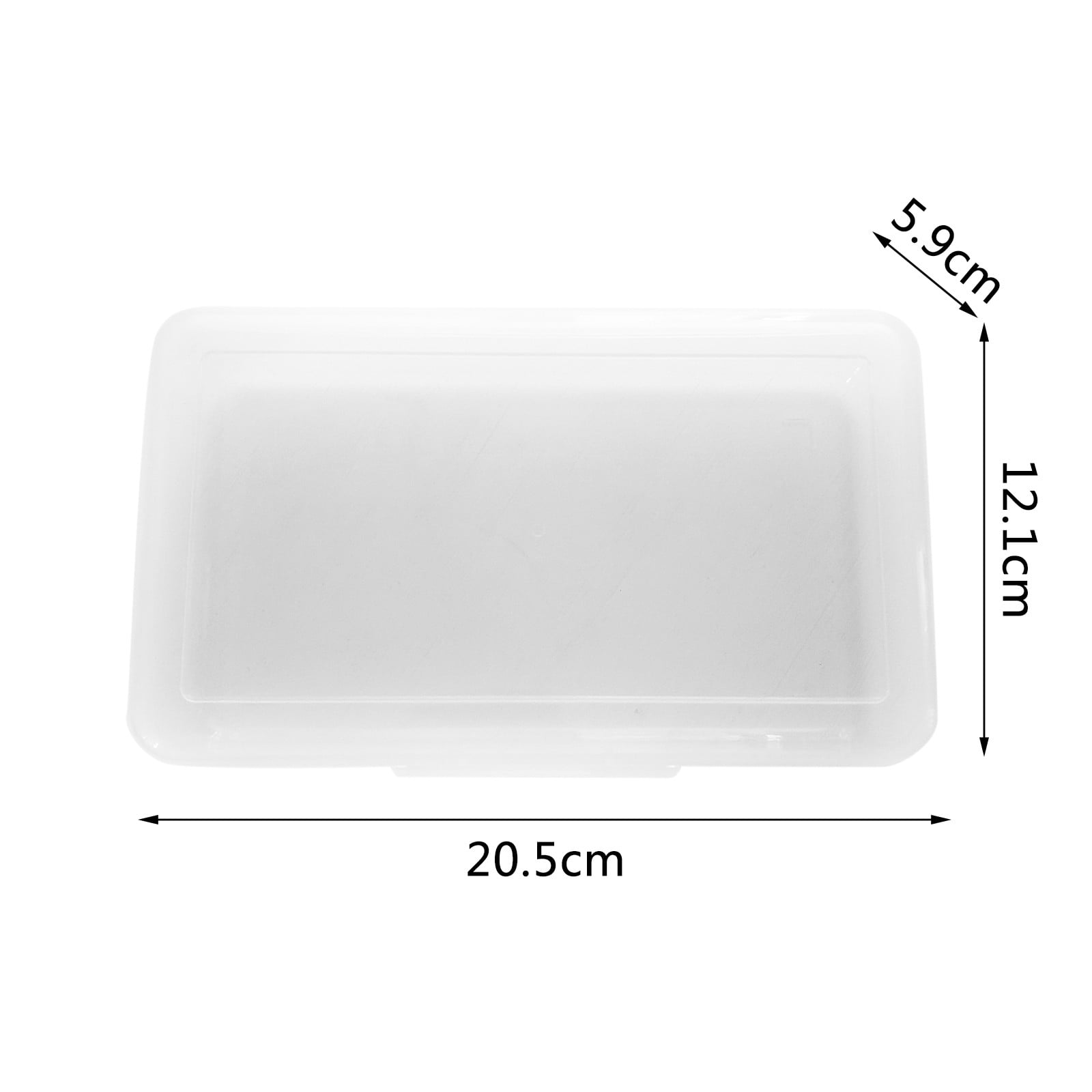 ionze Tools Plastic Transparent Stationery Storage Box Cute Sketch Art ...