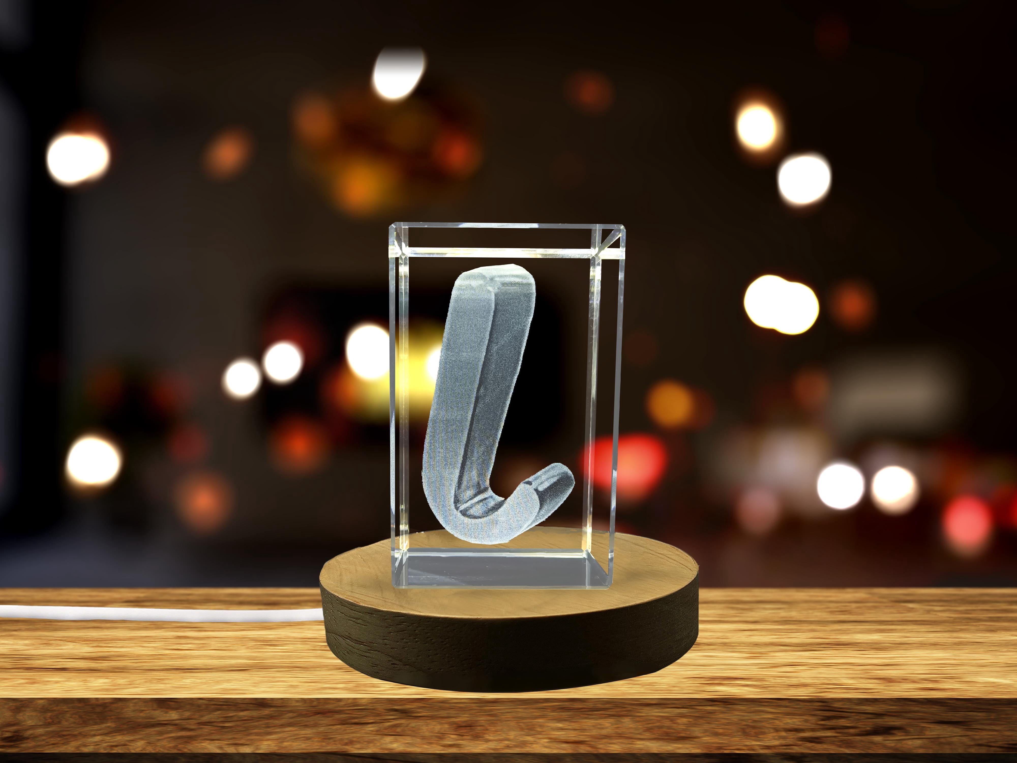 iota Greek alphabet letter 3D Engraved Art - Walmart.com