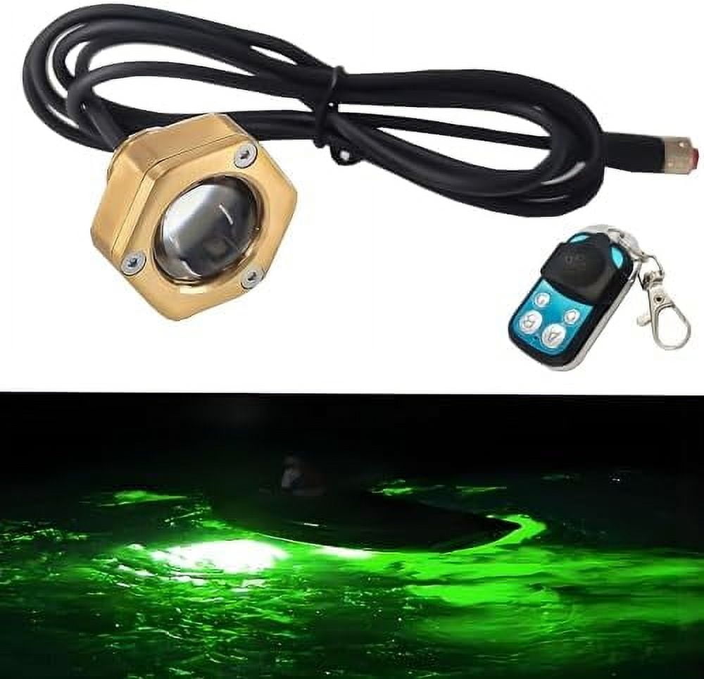 ip68 underwater standard 1/2" npt boat drain plug light with app & rf ...