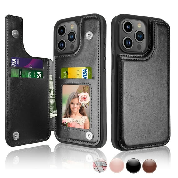iphone 15 Pro Clear Case with Tempered Glass Screen Protector, Non ...