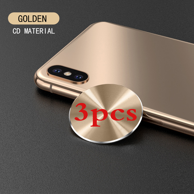 iphone Sticker Metal Plate disk iron sheet Magnet Mobile Phone Holder ...