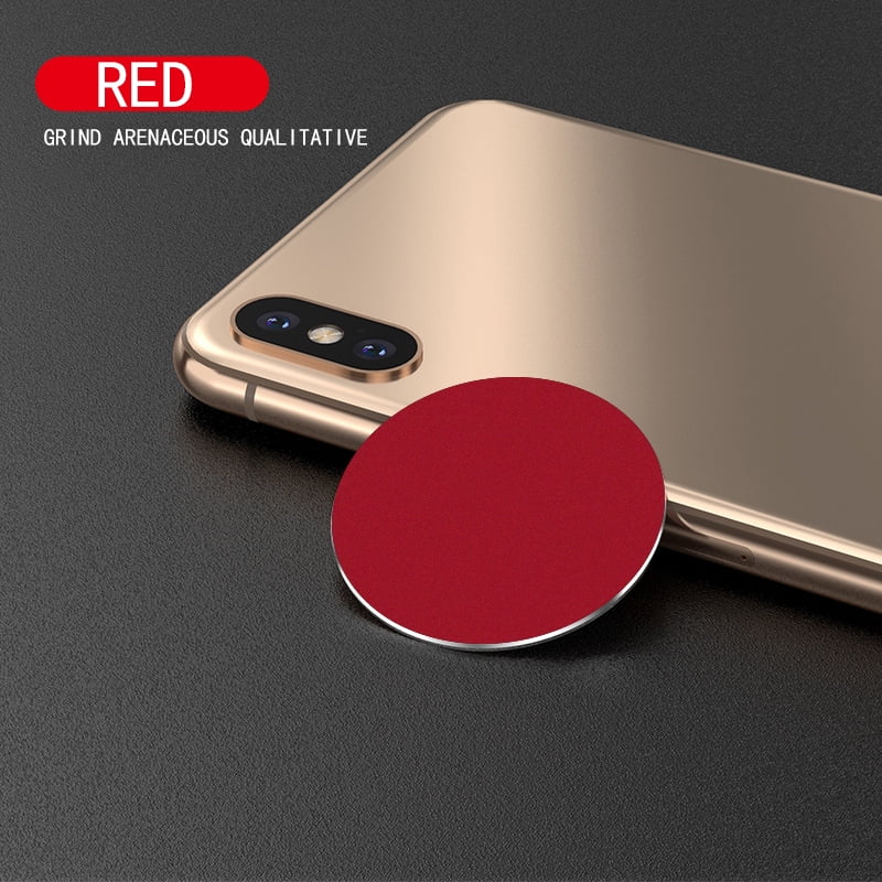 iphone Sticker Metal Plate disk iron sheet Magnet Mobile Phone Holder ...