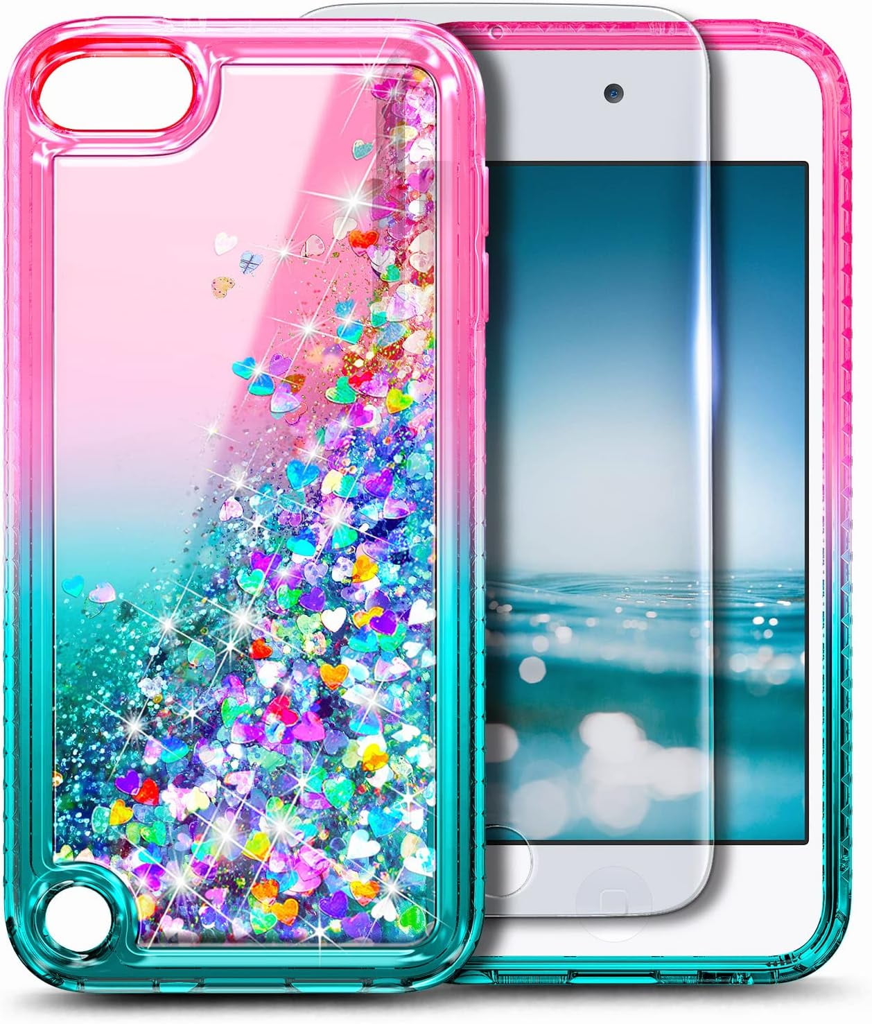 ipod touch 7 case, ipod touch 5/6 case with screen protector, e-began ...