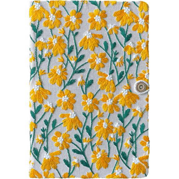 ipoul Graph Notebook, A5, 8"x6", Hardcover, Lay Flat, Flower Cover ...