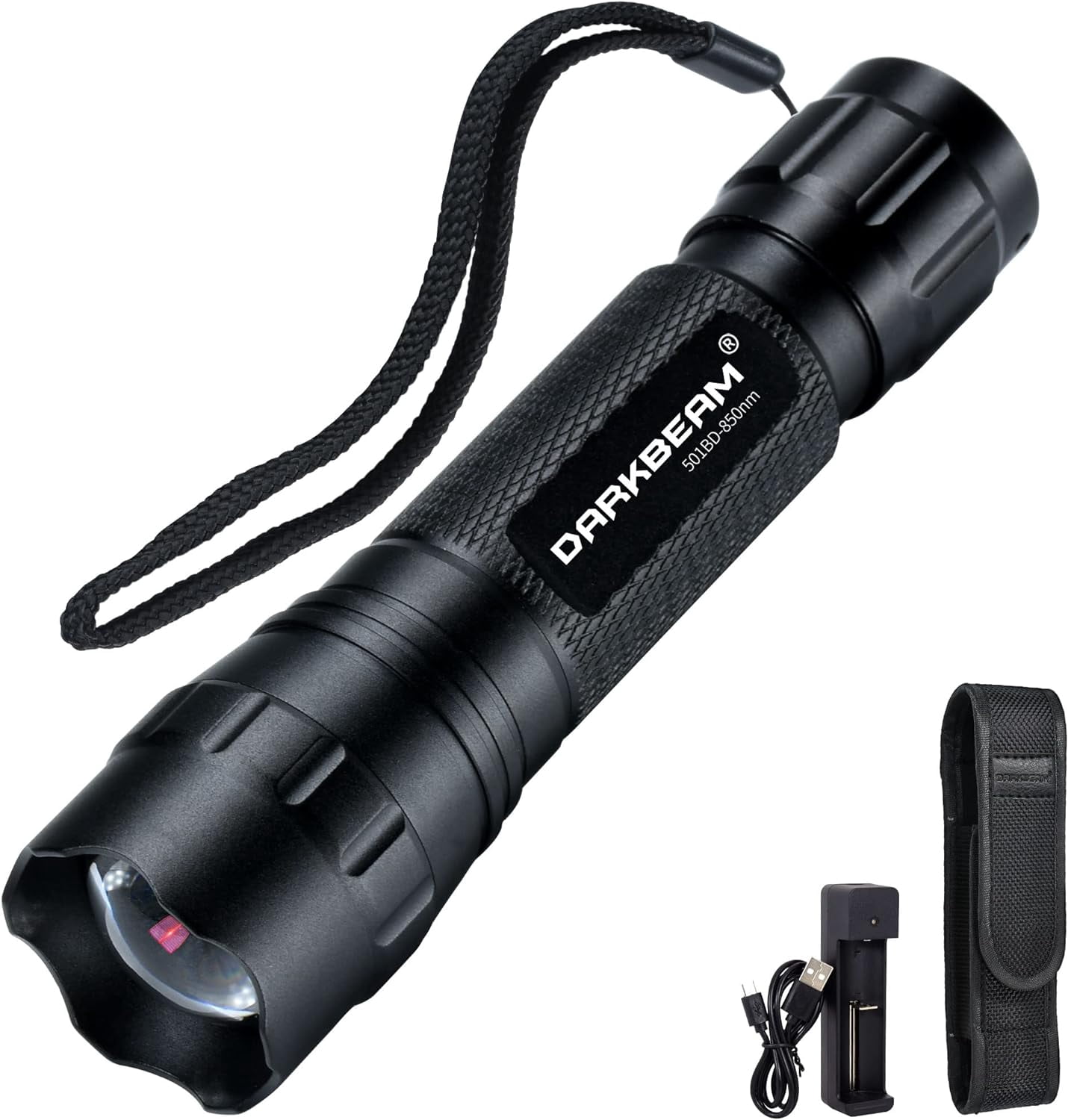 ir Flashlight Infrared 850nm Light LED Rechargeable Mini for Night ...
