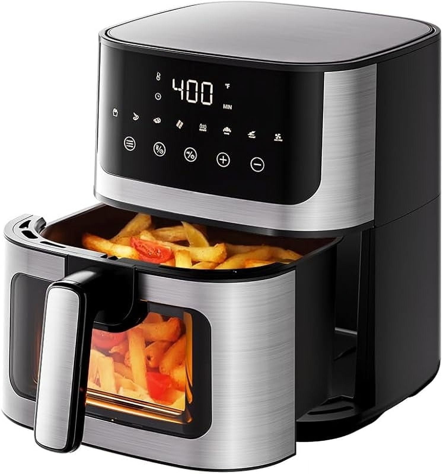 ir Fryer with Window Visible- 5 quart Compact- Digital Airfryer 5qt for ...