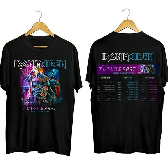 iron Maiden The Future Past World Tour 2024 T Shirt - Walmart.com