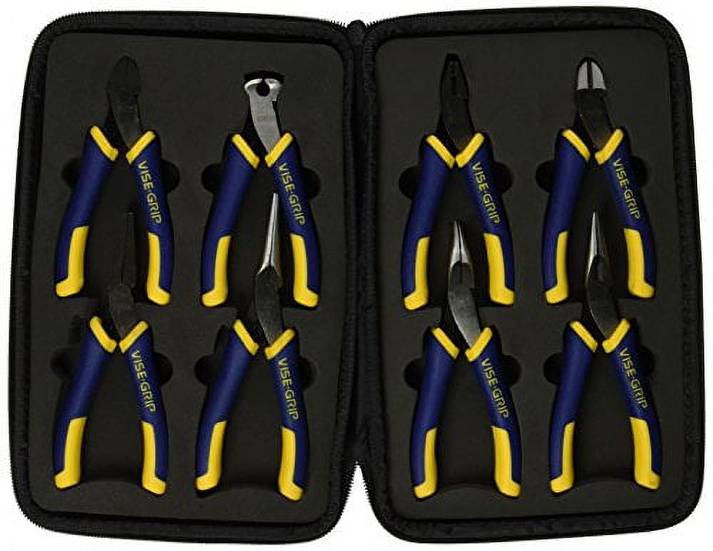 irwin vise-grip pliers set with case, 8 pieces (2078714) - Walmart.com