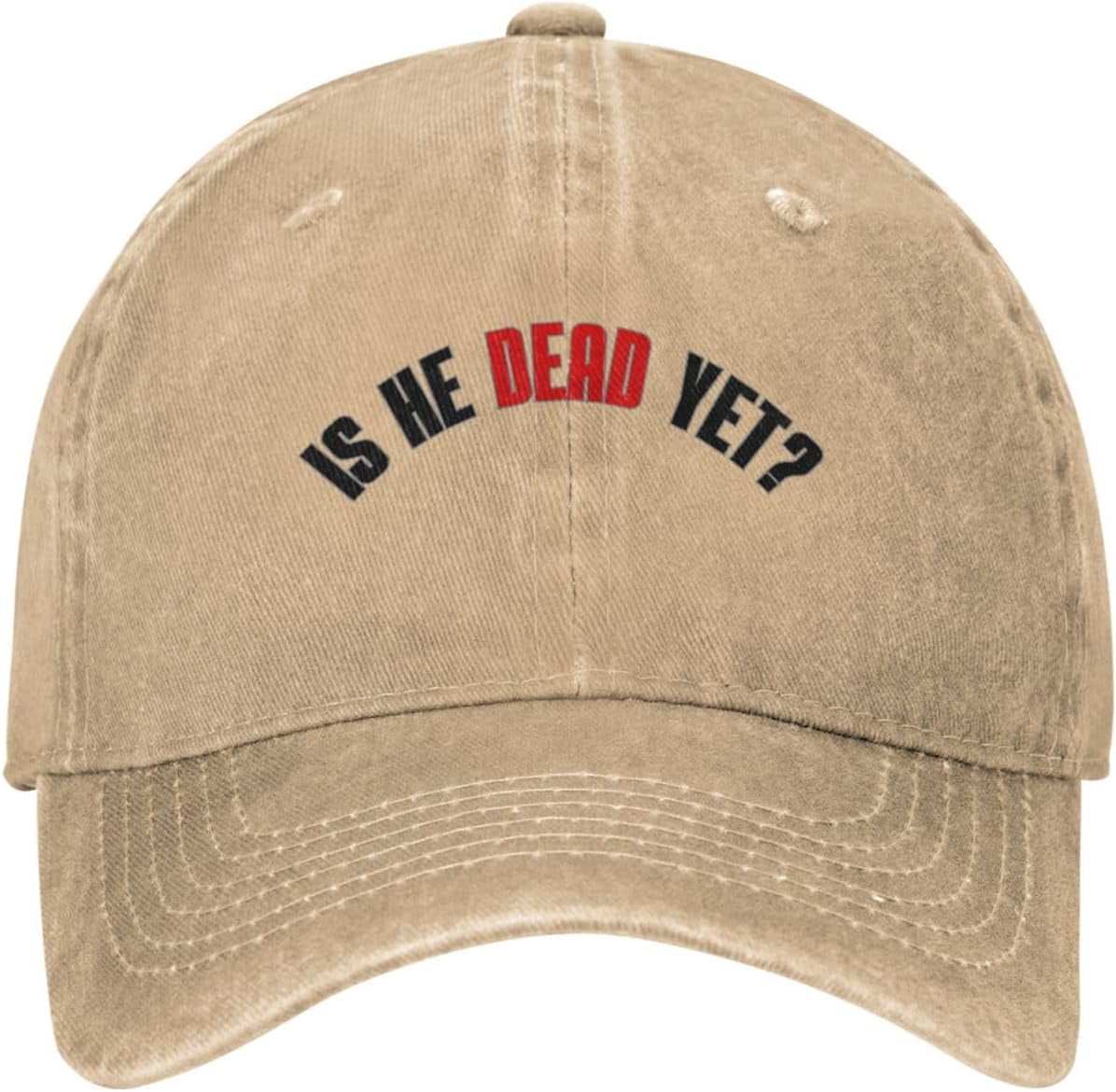 is He Dead Yet Hats Denim Caps Women Men Baseball Cap Trucker Hat ...