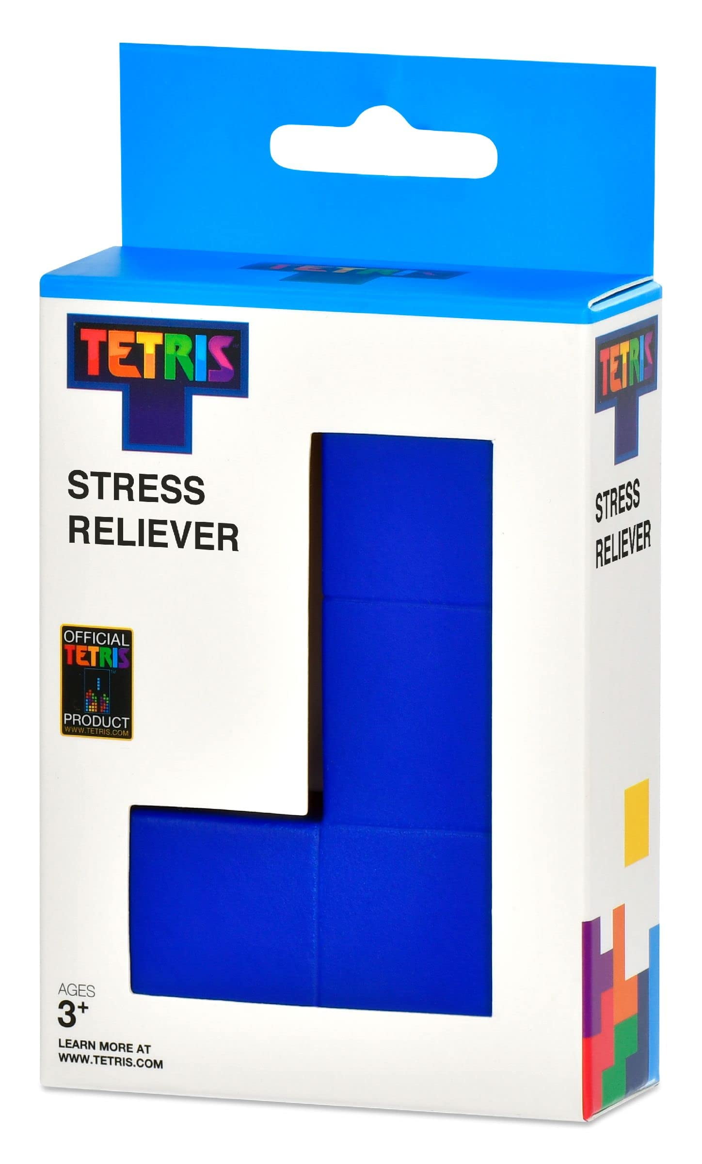 iscream Fizz Creations Tetris Squishy Stress Ball - Blue Block ...