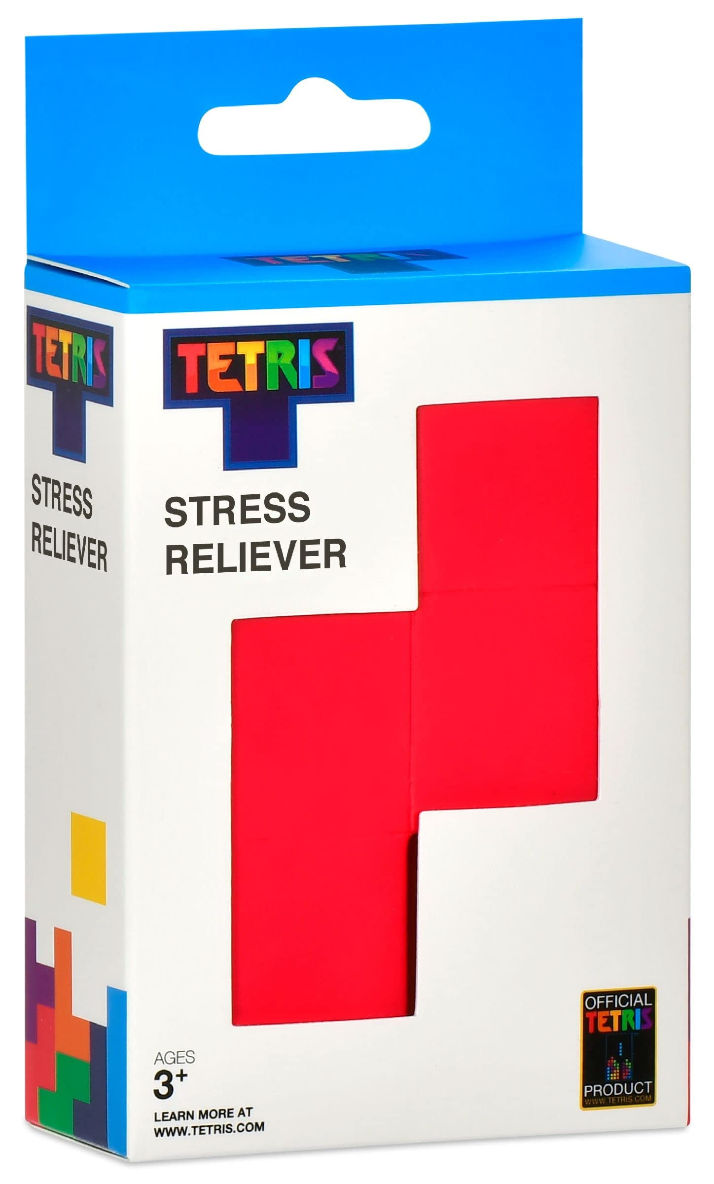 iscream Fizz Creations Tetris Squishy Stress Ball - Red Block - Walmart.com