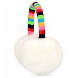 iscream GET WARM AND COZY Collapsible Faur Fur Earmuffs Rainbow ...