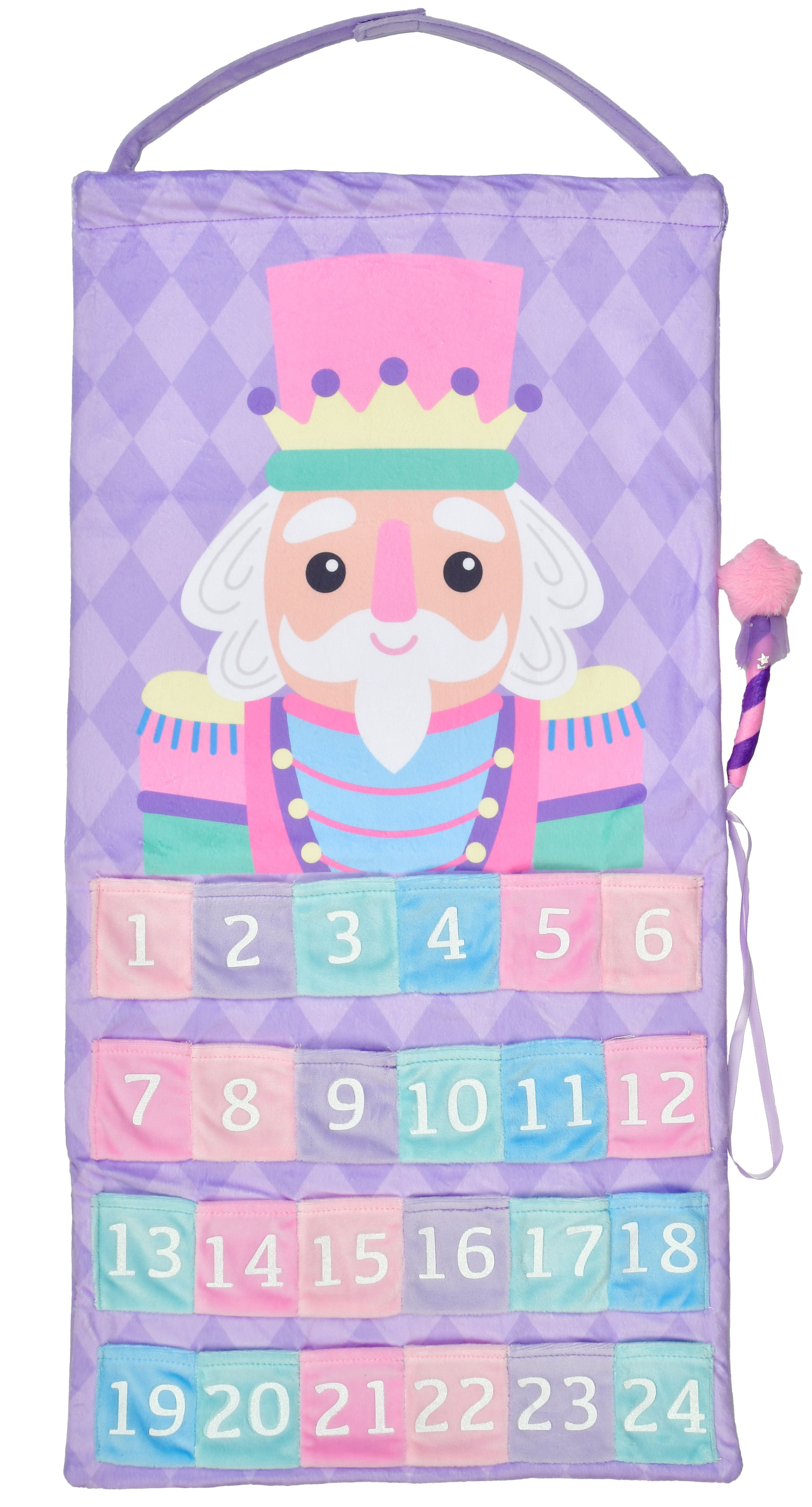 iscream NUTCRACKER ADVENT CALENDAR SOFT WALL HANGING - Walmart.com