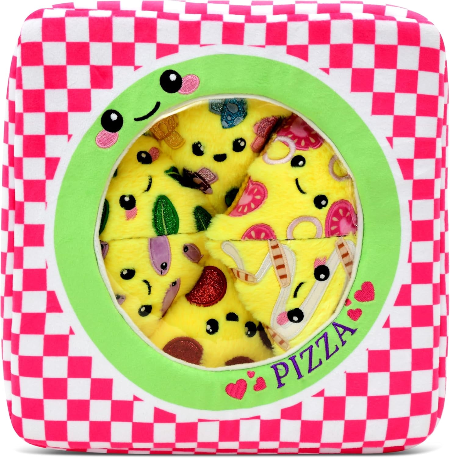 iscream PIZZA PIE BOX PLUSH - Walmart.com