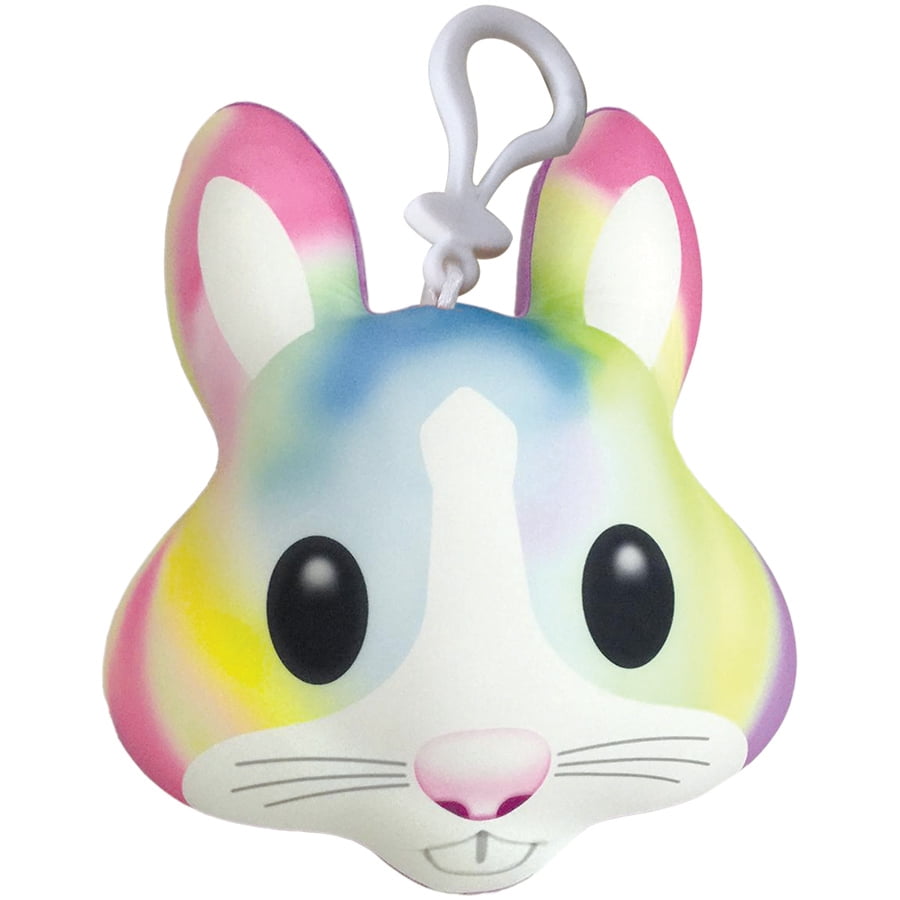 iscream Rainbow Emoji Mini Microbead Pillow Backpack Charm - Candy ...
