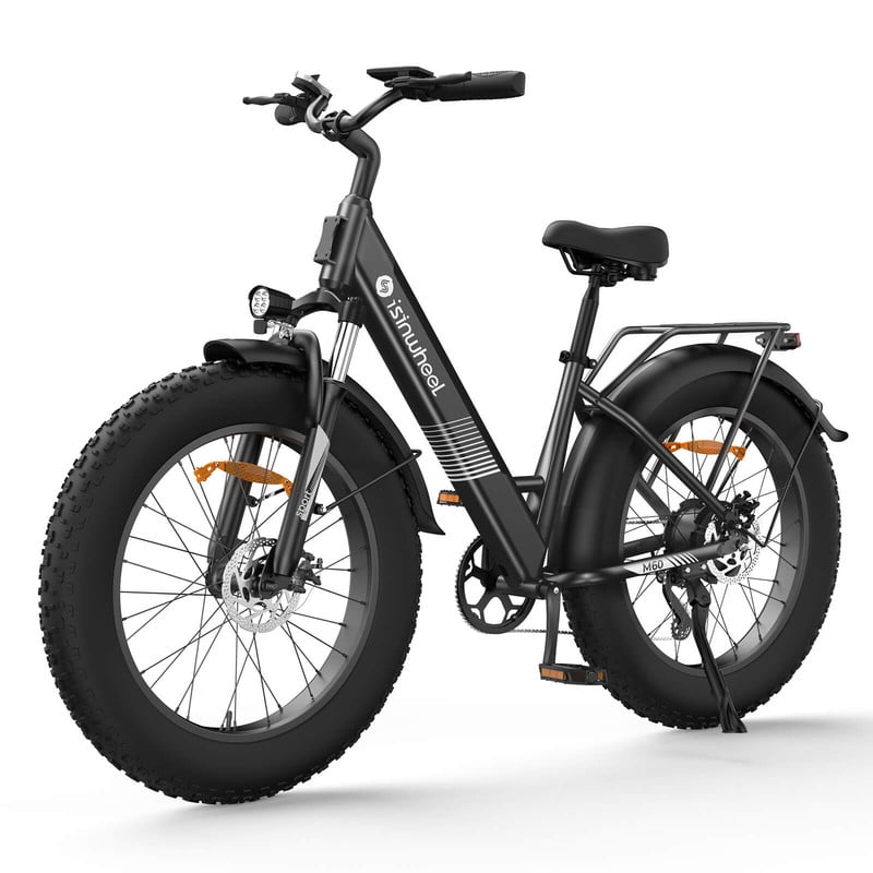 isinwheel M60 Electric Bike for Adults 750W Motor, 28mph Top Speed, 48V 13Ah Battery, USB ...