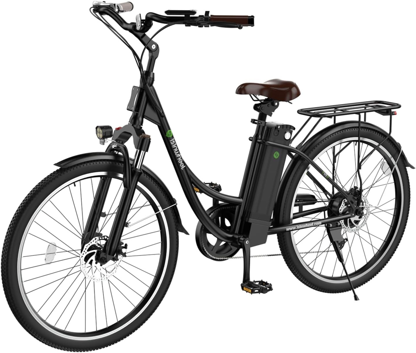 isinwheel U2 Electric Bike for Adults, 26" 500W Ebike Upto 90km & 32km ...