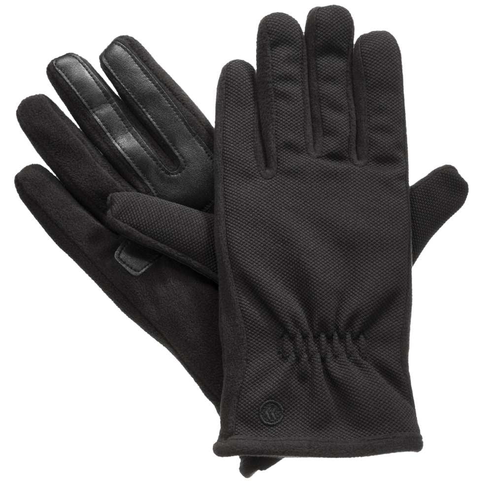 isotoner Active Smart Touch Womens Black SmarTouch Tech Stretch Gloves ...