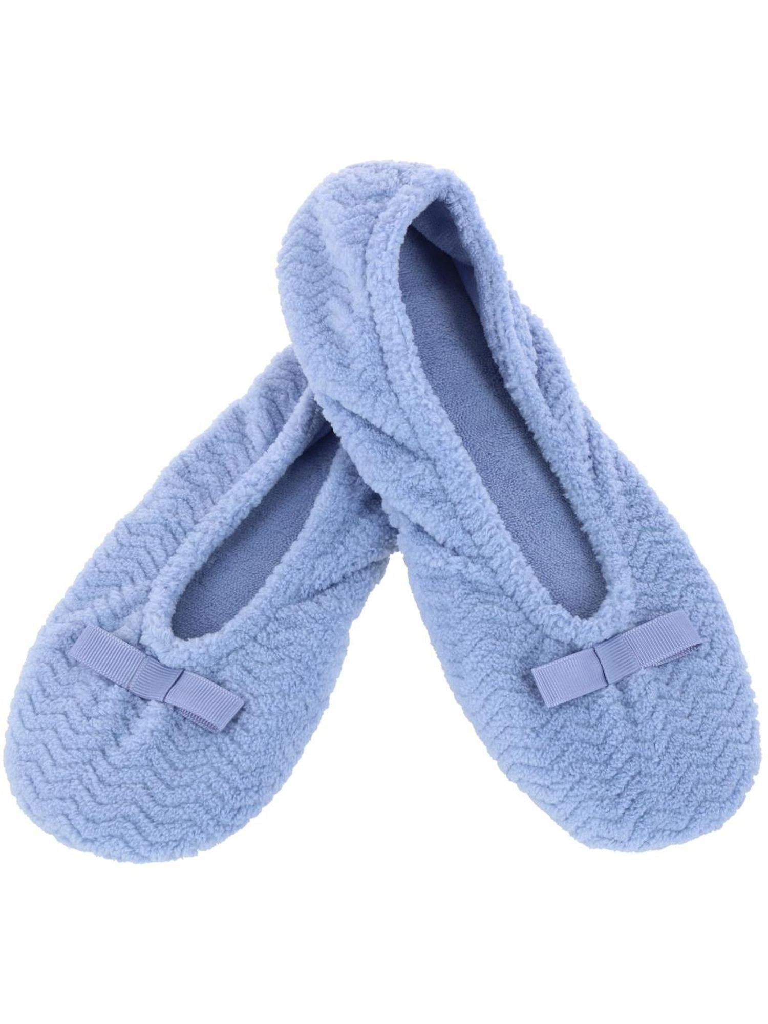 isotoner Chevron Women's Ballet Slippers Color: Periwinkle Size: LARGE ...