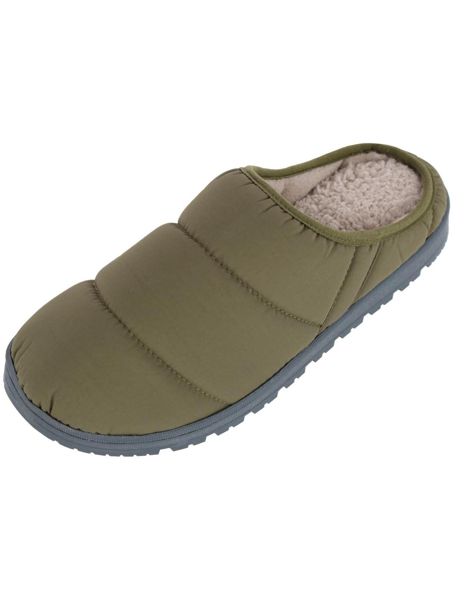 Isotoner Crinkled Tech Puffer Hoodback Slipper (Men) - Walmart.com
