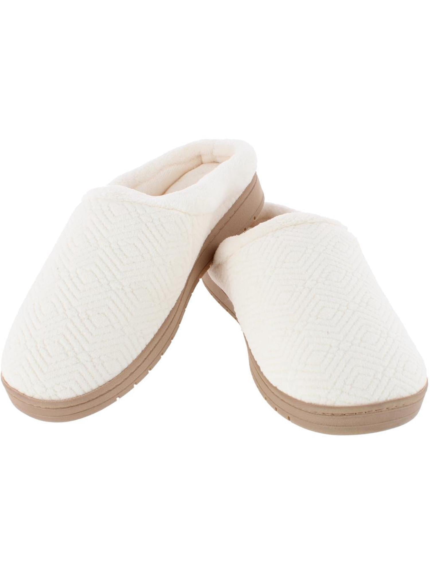 isotoner Women's Diamond Microterry Gemma Clog Slipper-EWE-6/7 ...