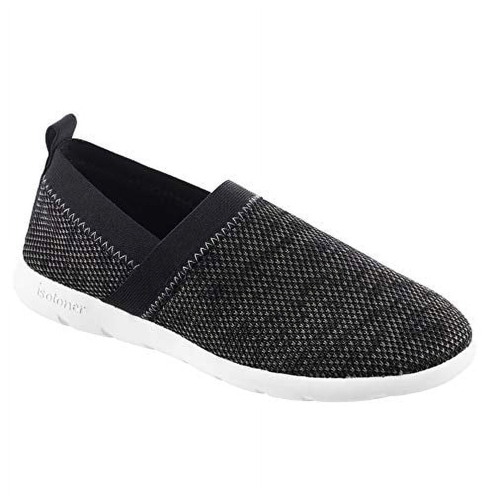 isotoner Zenz Women's Harmony Slip-On Shoe, Black, 7 - Walmart.com