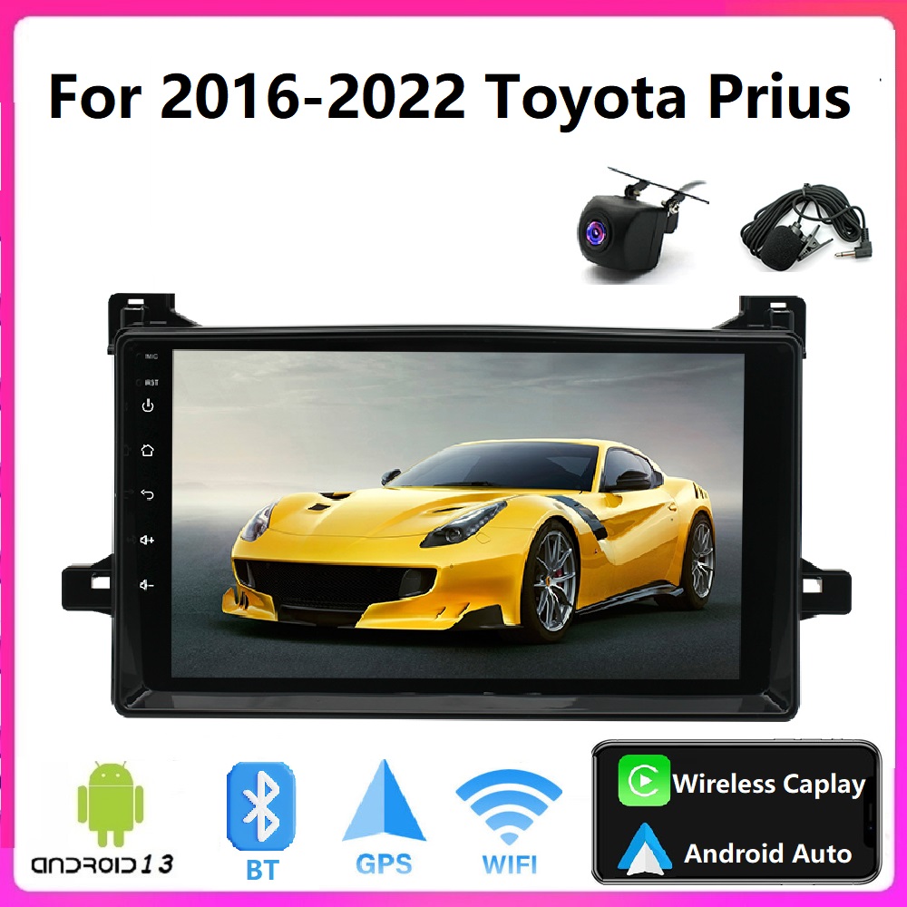 ispchen Car Stereo Radio For 2016-2022 Toyota Prius Android 13 Car ...