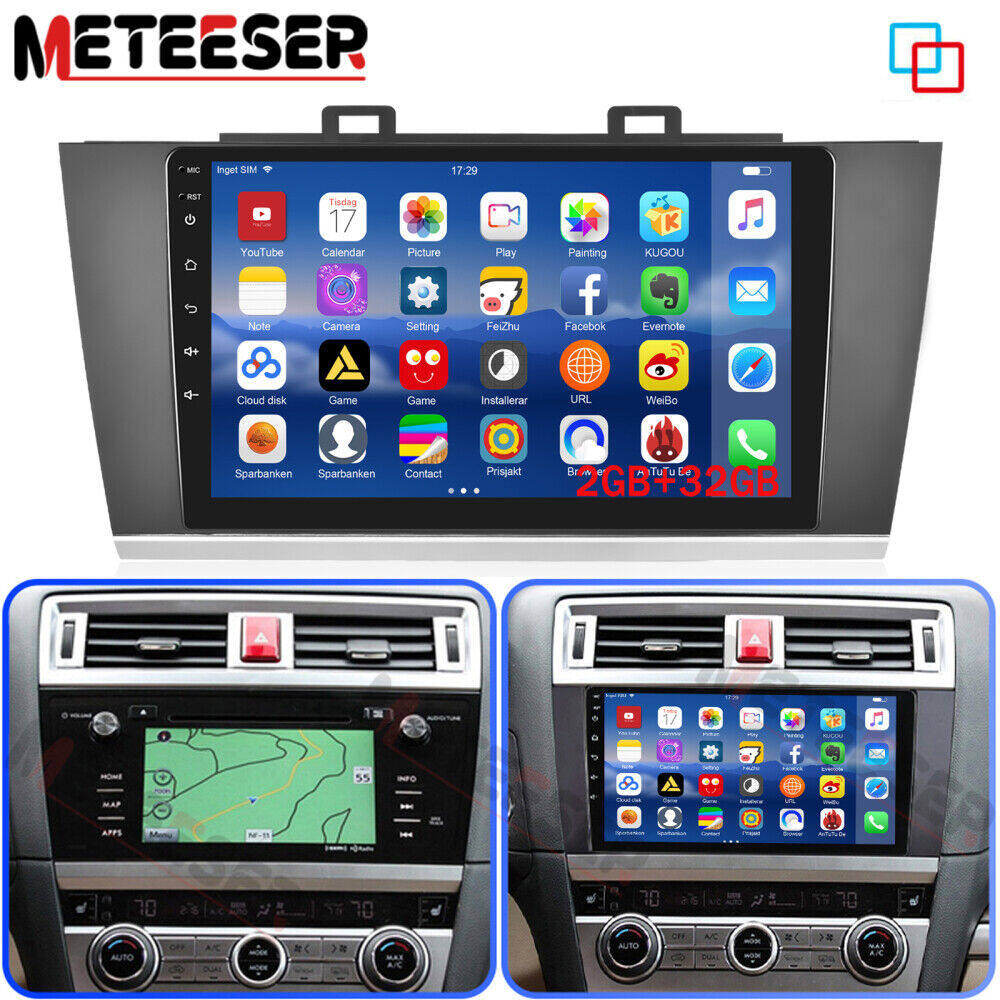 ispchen Car Stereo Radio Suitable for 2015-2018 Subaru Outback Android ...