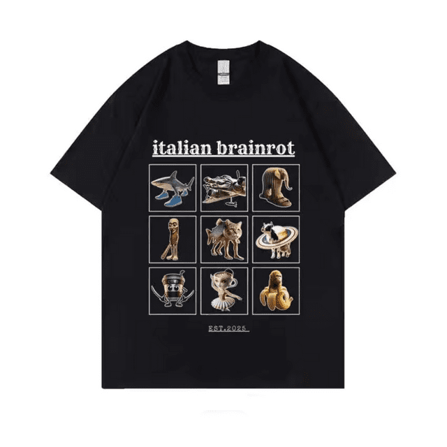 italian brainrot Shirt, John Pork, Tralalero Tralala, Bombardino ...