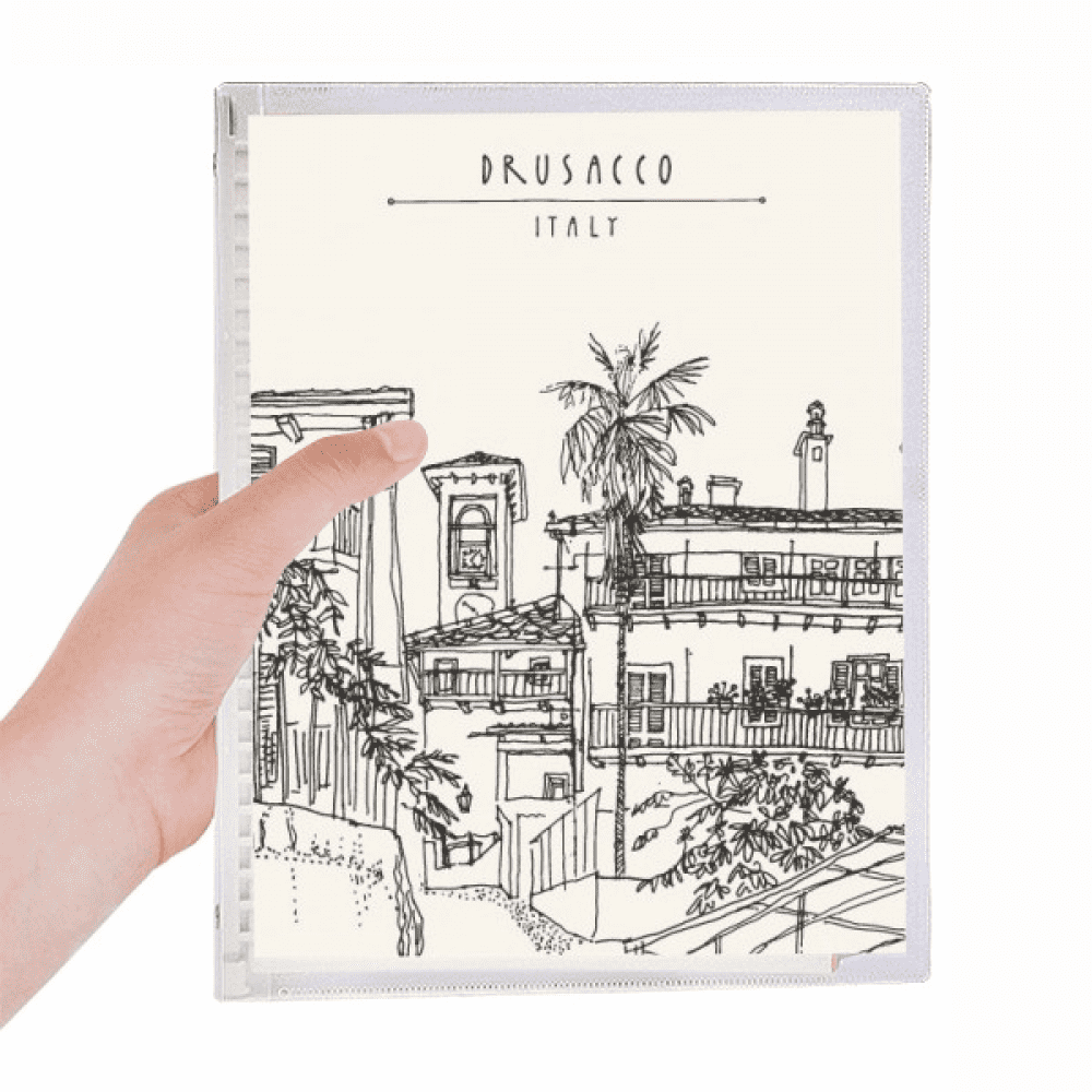 italy rome sketch city landscape notebook loose diary refillable ...