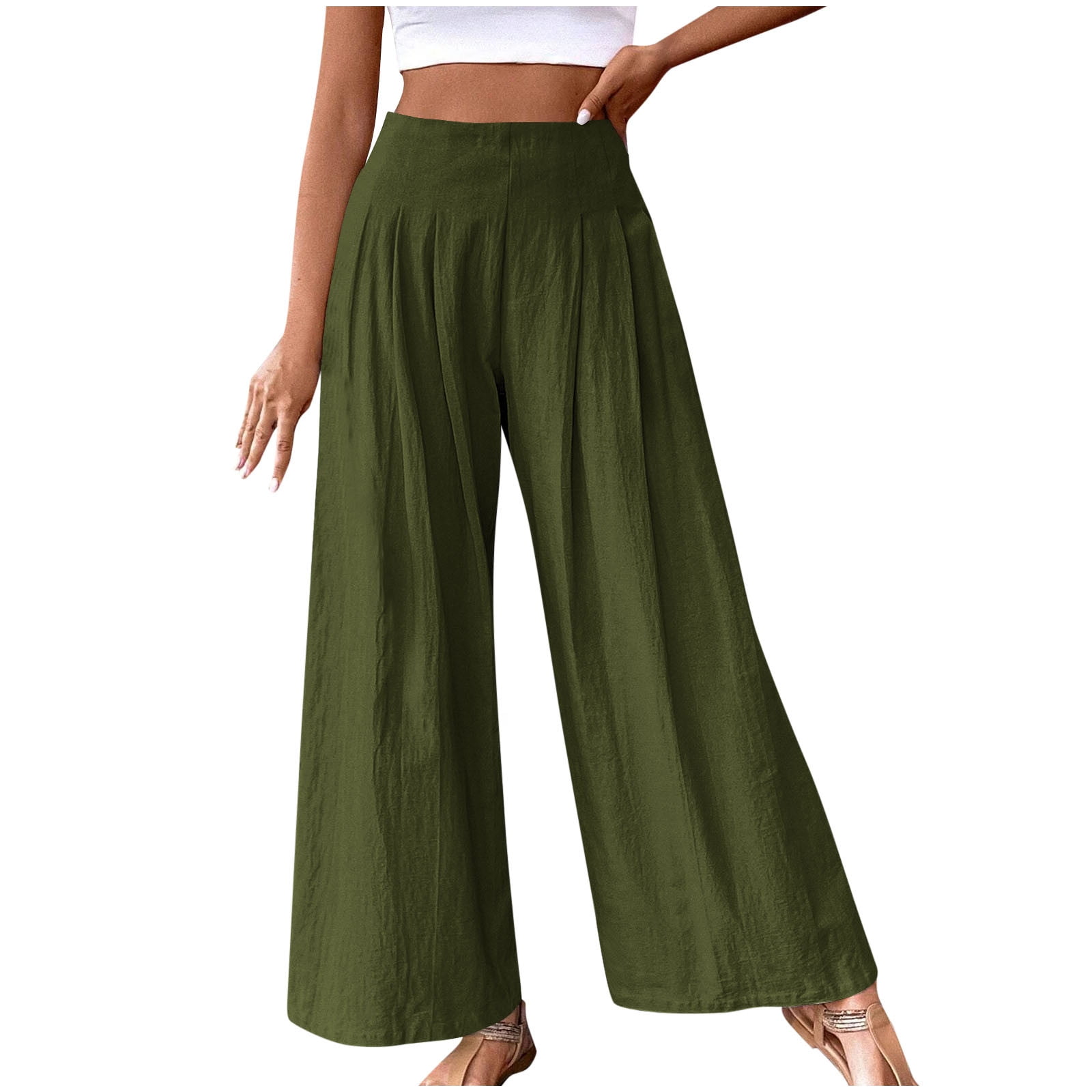 Itsun Wide Leg Pants Woman Womens Fashion Fitness Sport Relaxed Loose