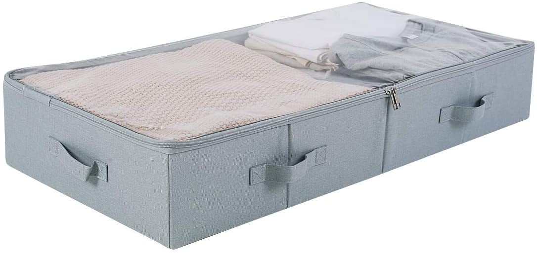 iugvk HCOCM 31.5"(85cm) Length Spacious Visible Lidded Under Bed ...