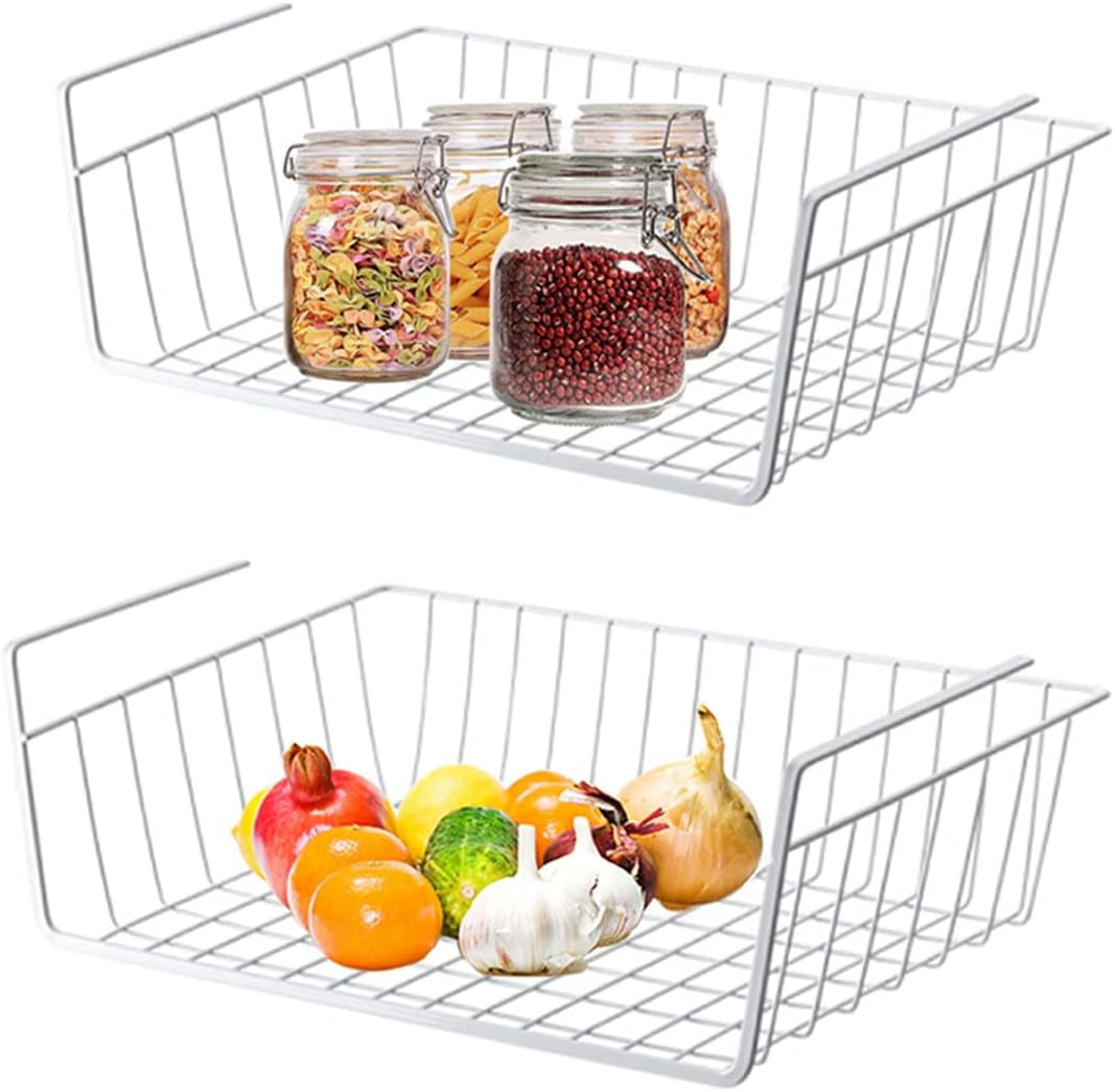 iugvk JKLCH LTKIF Under Shelf Storage Basket Hanging Shelf Basket ...