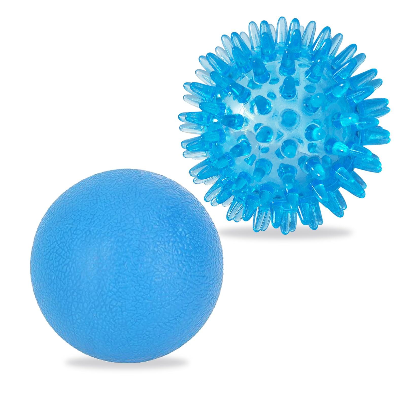 iunxkmi Massage Ball Set YPF5 2 Pack - Lacrosse and Spiky Massage Ball ...