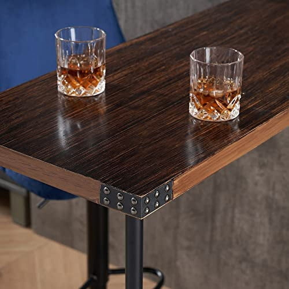 ivinta Bar Table, Bar Height Pub Table, Rectangle High Top Kitchen ...