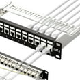 iwillink 12 Port Patch Panel, RJ45 Through Coupler Cat6 Patch Panel STP ... iwillink 12 Port Patch Panel, RJ45 Through Coupler Cat6 Patch Panel STP ...