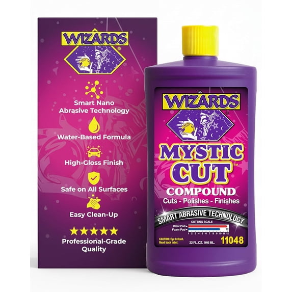 izards Mystic Cut Smart Abrasive for Auto Detailing Supplies - No Mess ...