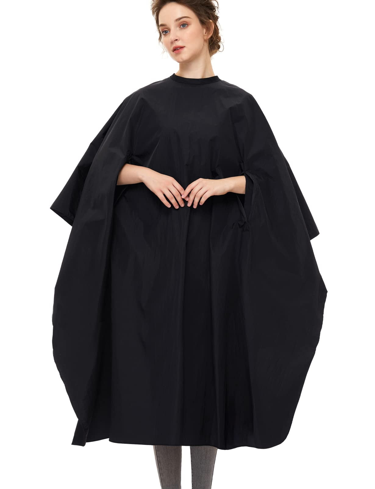 izzycka Professional Barber Cape With Armholes - Hands Free All Purpose Cape 64"x56" Large ...