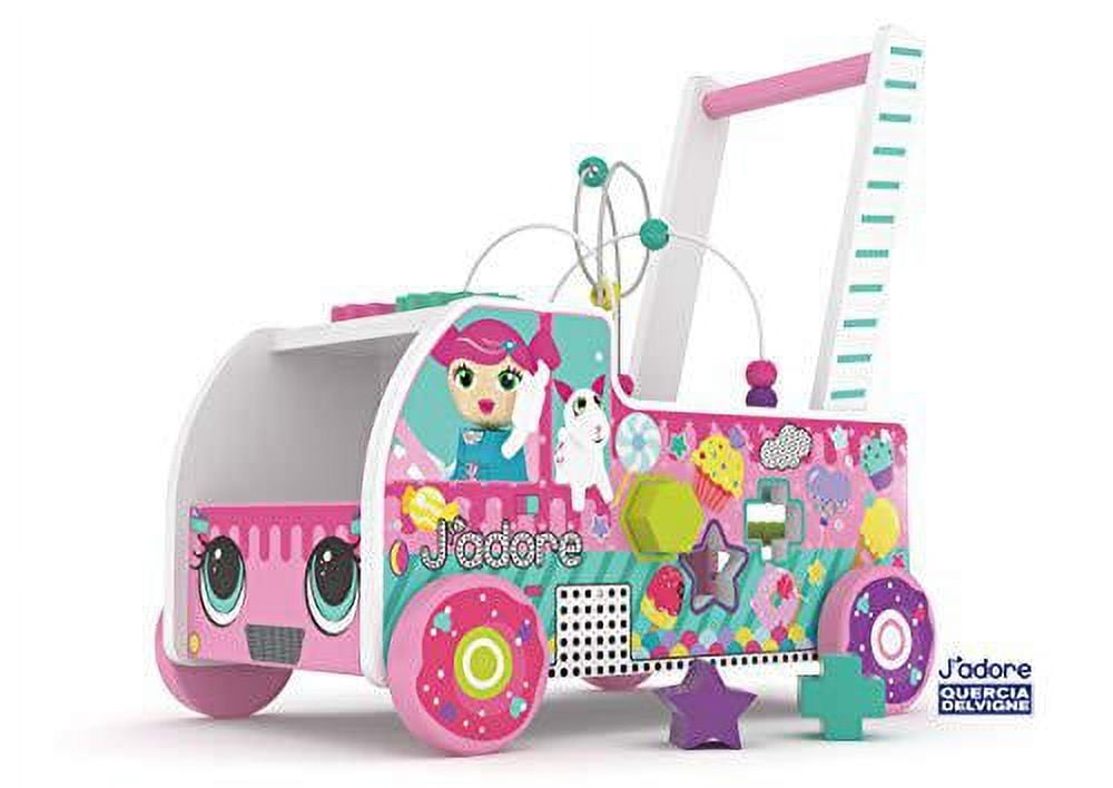 j'adore - wooden cupcake princess activity walker - Walmart.com