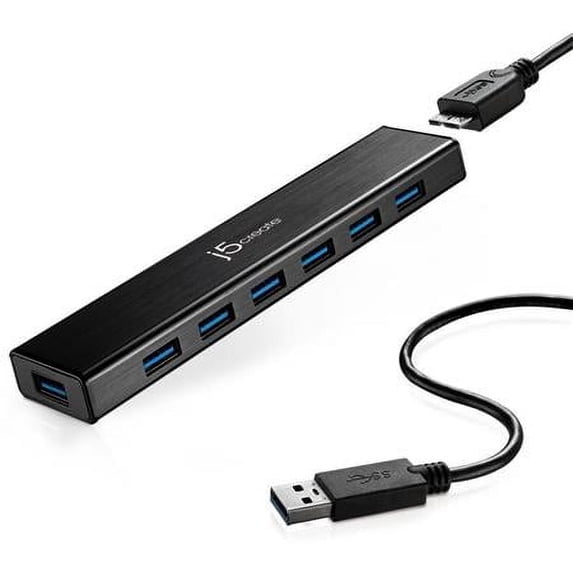 j5create 7-Port USB 3.0 Hub (JUH377) - Walmart.com