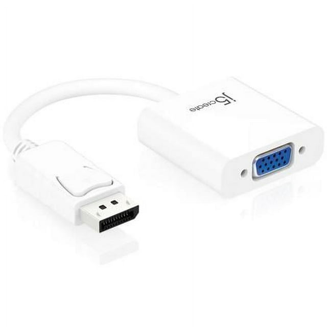 j5create DisplayPort to VGA Male/Female Active Video Adapter 3.54 ...