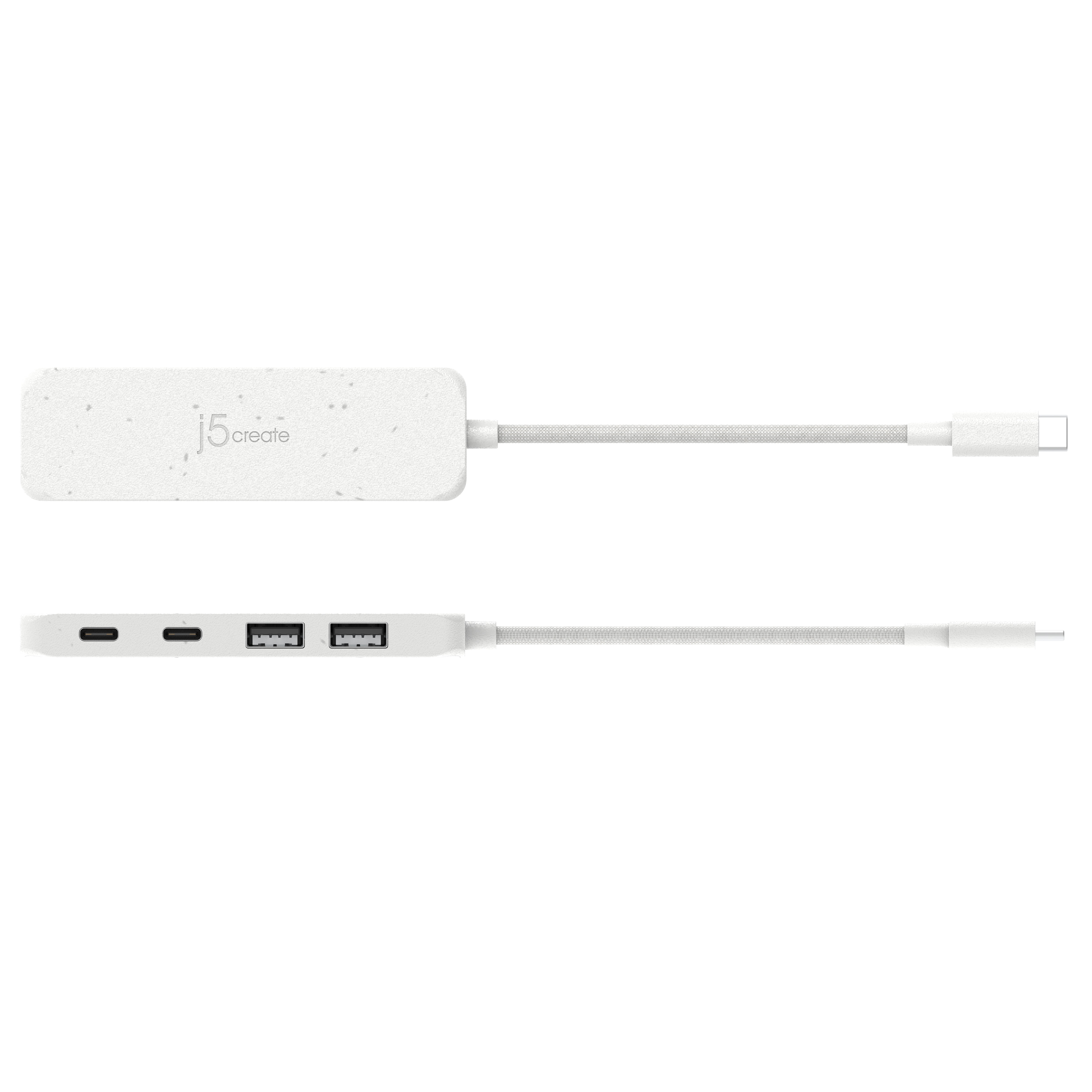 j5create, Eco-Friendly USB-C to 4-Port Type-C & Type-A Gen 2 Hub ...