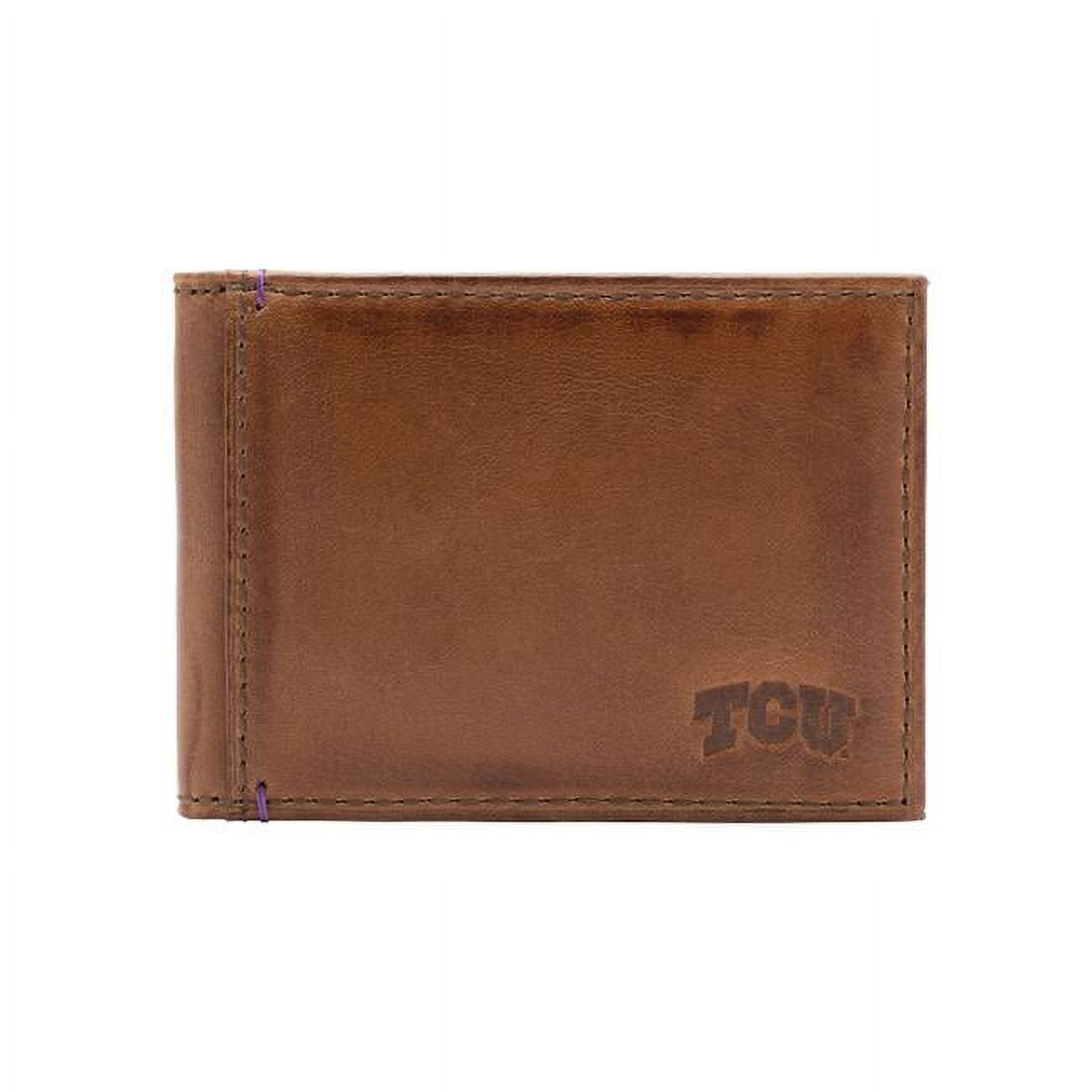 jack mason brand jmu-2021-tc tcu campus flip bifold front pocket wallet ...