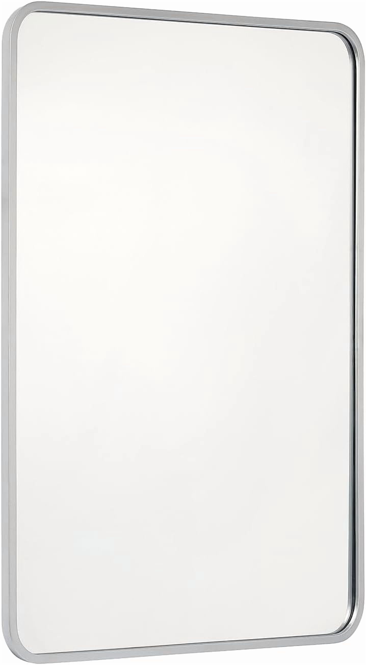 **jada wall mirror for bathroom, vanity, entryway, dining room, and living room, 40" x 30 ...