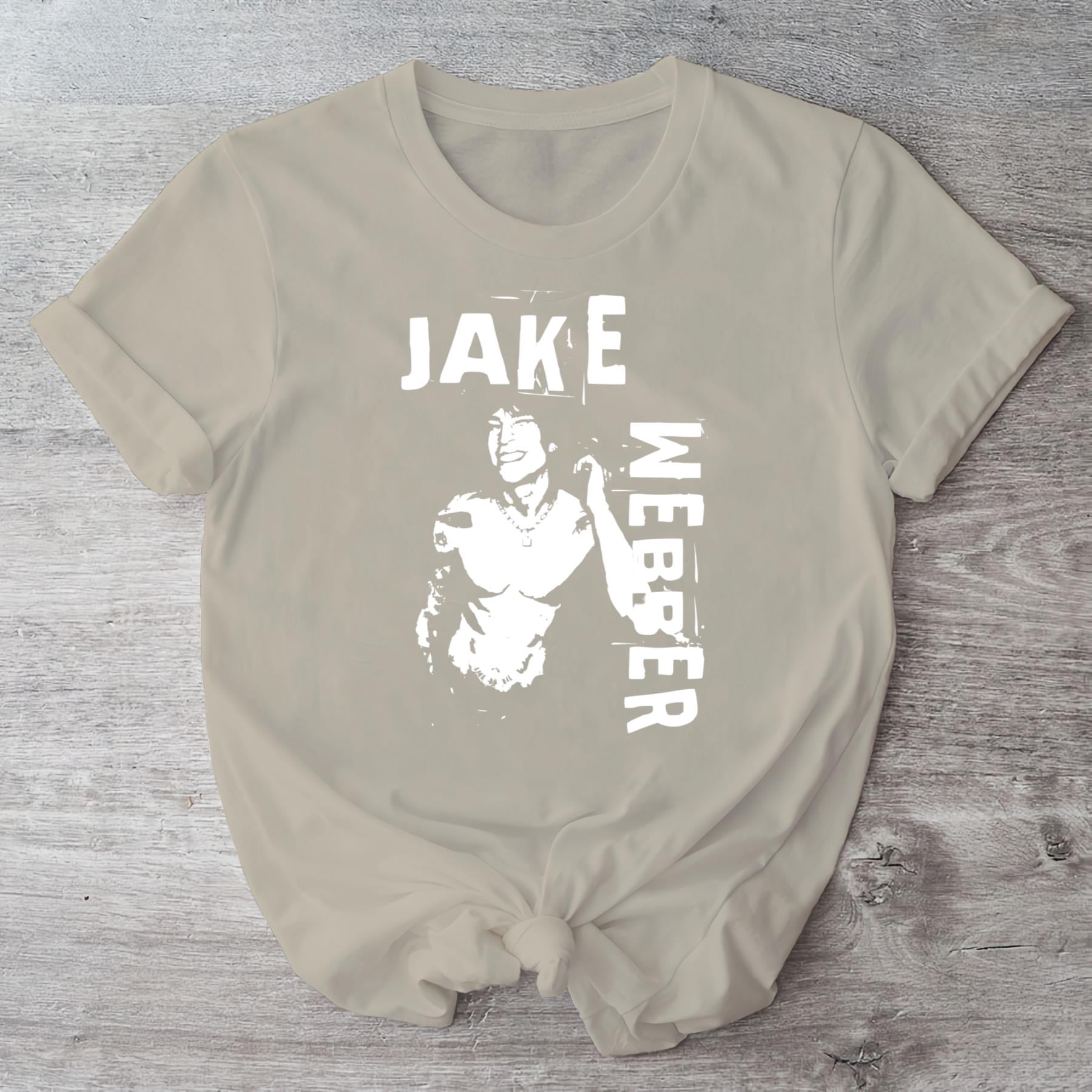 jake webber johnnie guilbert tee logo black and white shortsleeve shirt ...