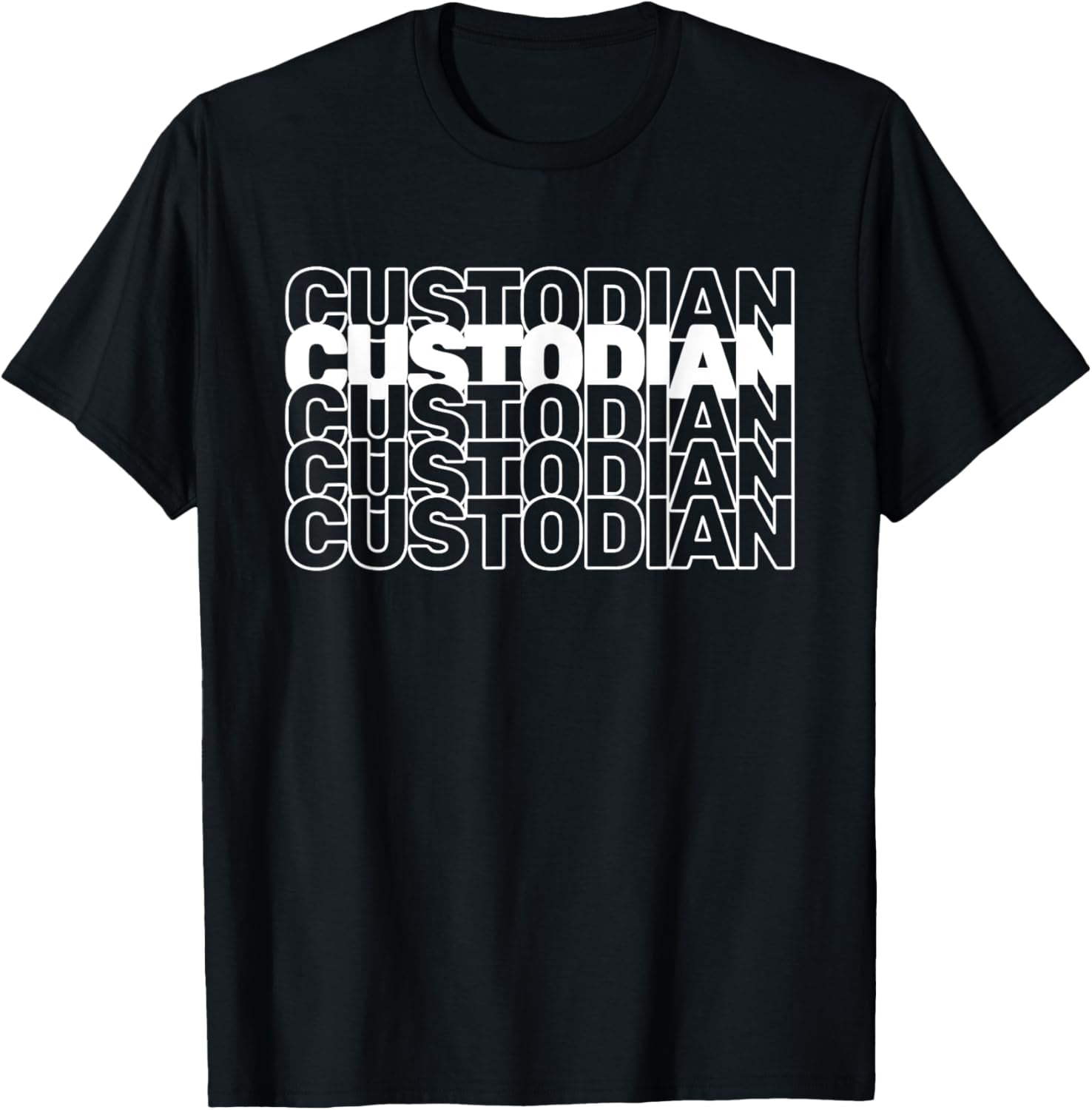 janitor caretaker school Custodians and Custodian T-Shirt - Walmart.com