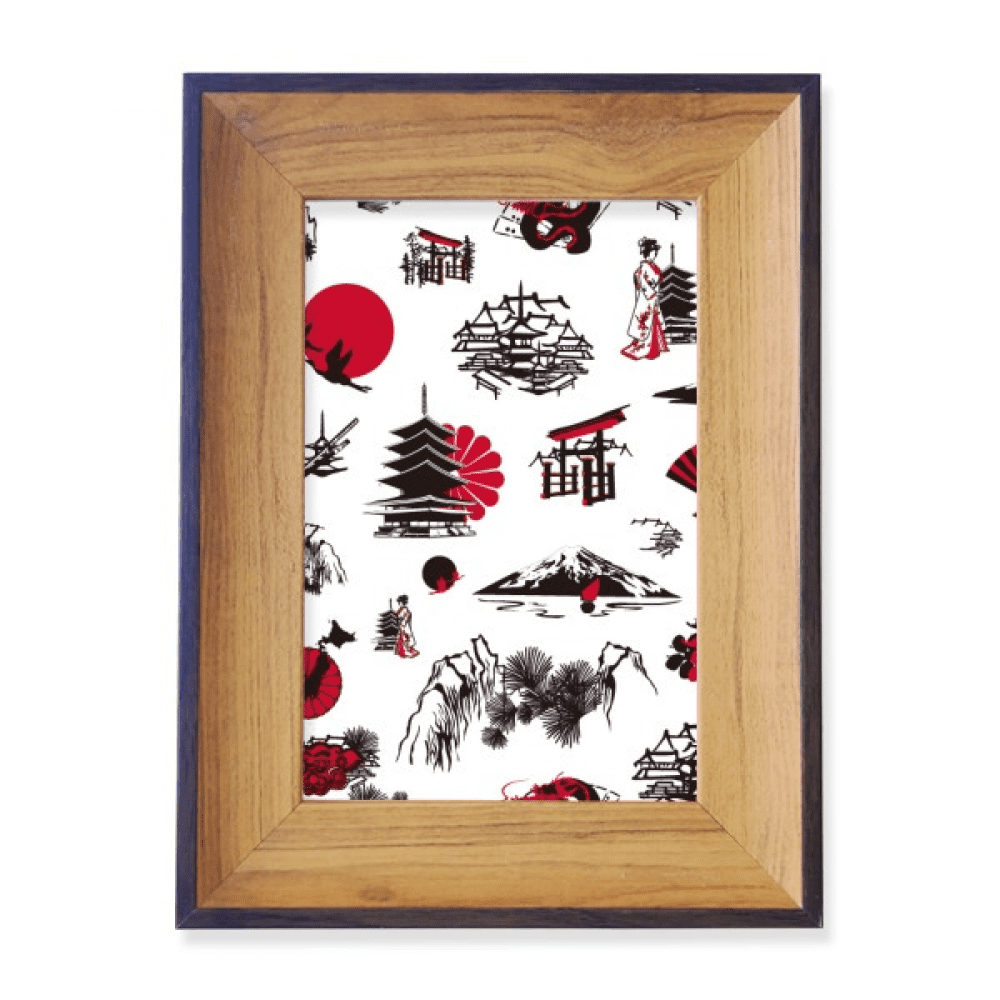japan pine mount photo frame exhibition display art desktop painting ...