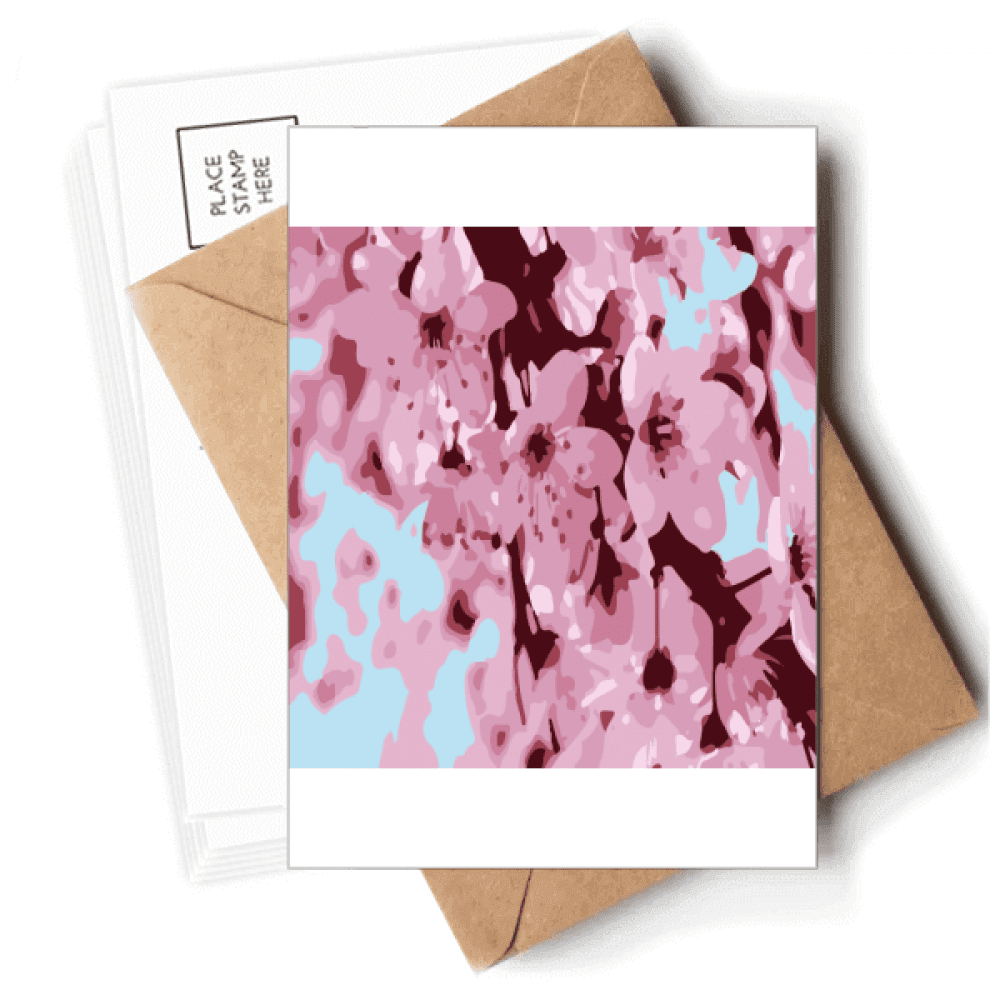 japanese cherry blossom Postcards Envelopes Blank Note Cards Mailing ...