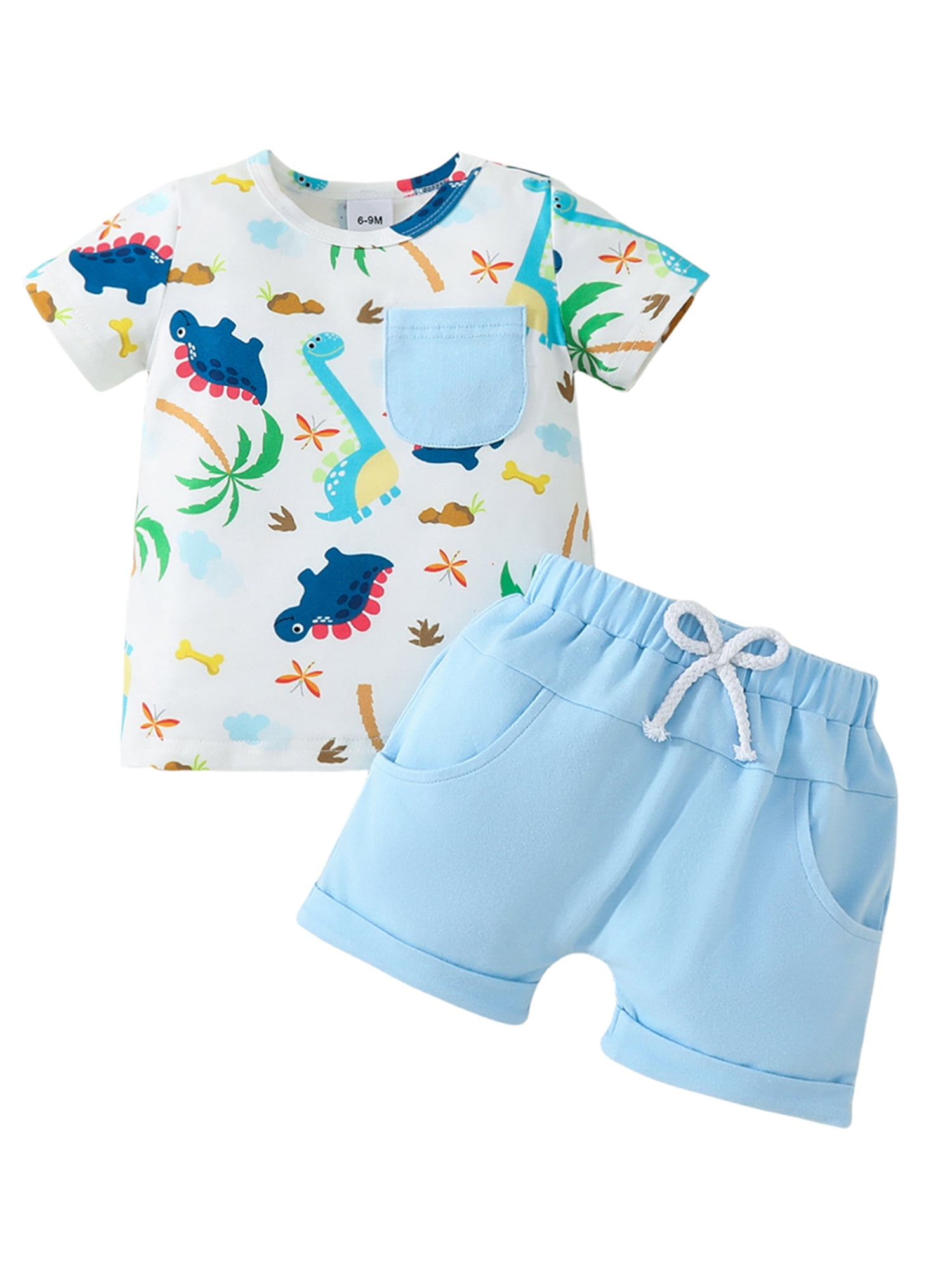 jaweiwi Baby Toddler Boys Shorts Clothes Set, 0 6 12 18 24 Months 2T 3T ...